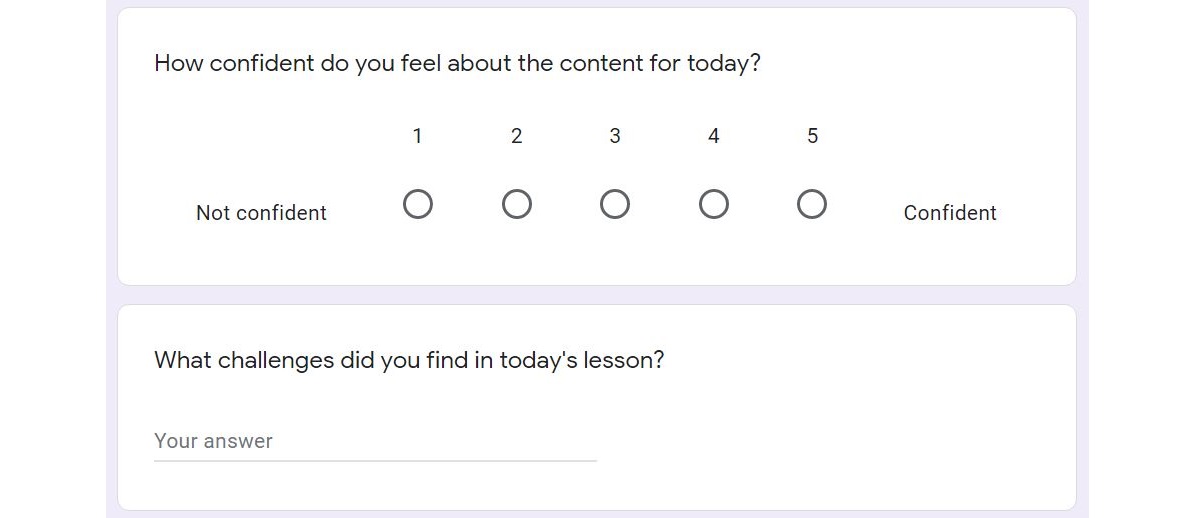 How to distribute weekly exit tickets to check-in on students - IT ...
